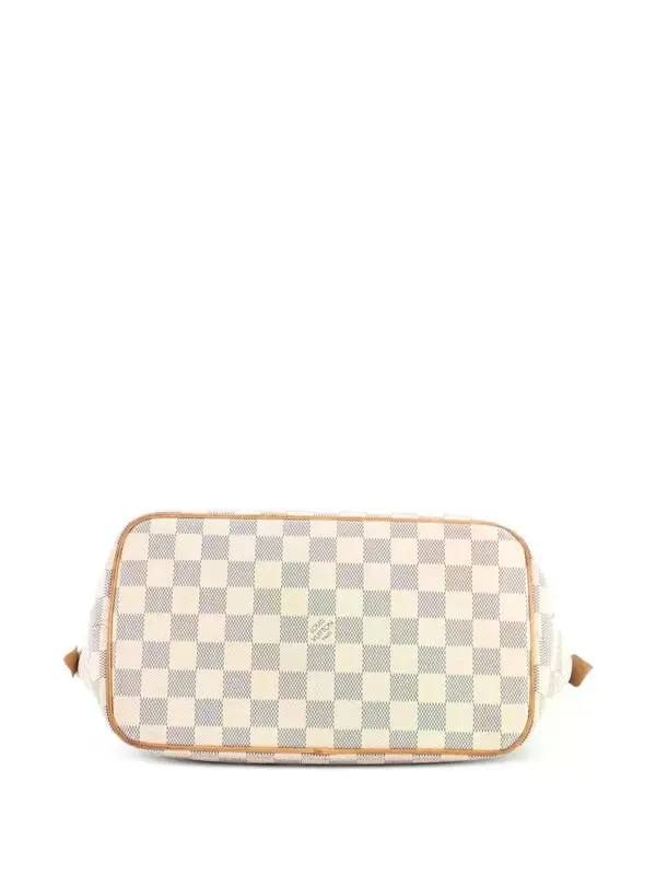 LOUIS VUITTON Saleya Handbag Damier Pm Tote Bag - White
