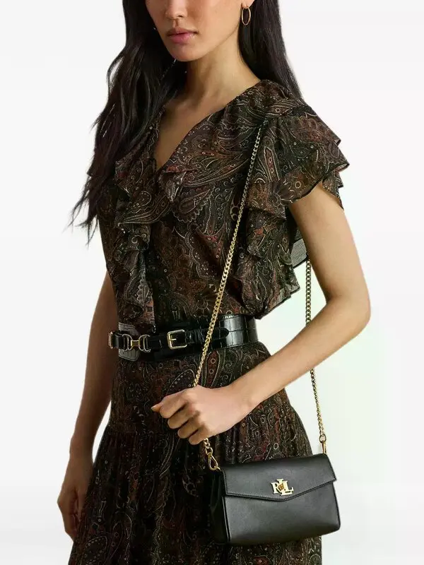 Ralph Lauren Logo-plaque Chain-strap Clutch Bag