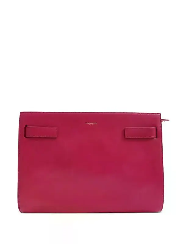 Saint Laurent Sac De Jour Clutch Bag - Pink