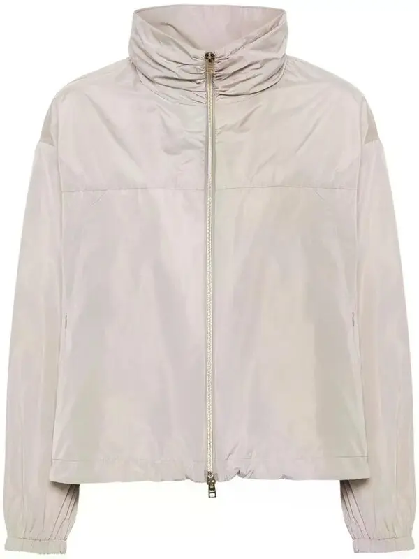 Herno Zip-up Lightweight Jacket - Neutrals