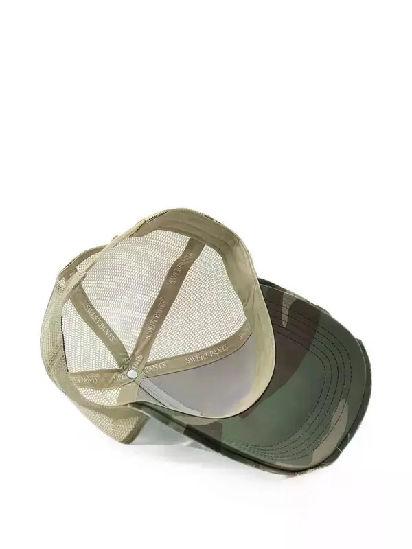 SWEET PANTS Logo-patch Mesh-panel Cap