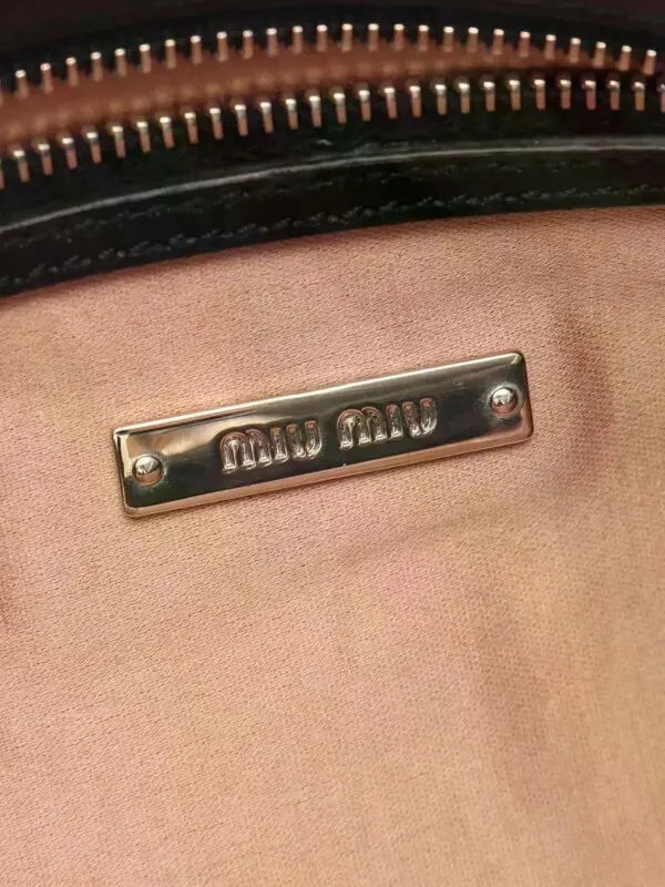 Miu Miu Matelasse Nappa Crystal Chain Satchel
