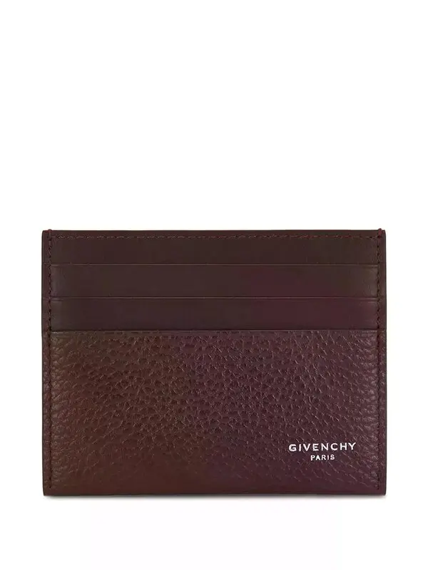 Givenchy Card Holder In Grained Leather