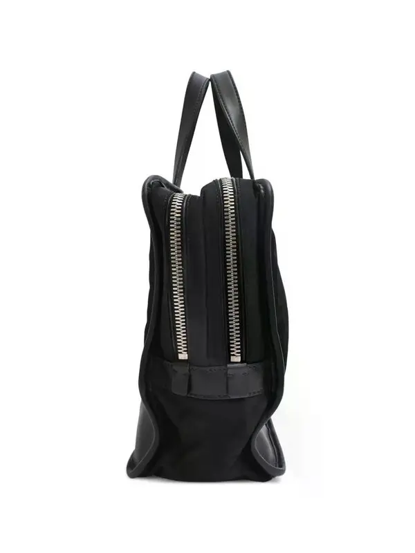 Prada Enameled Metal Triangle Briefcase