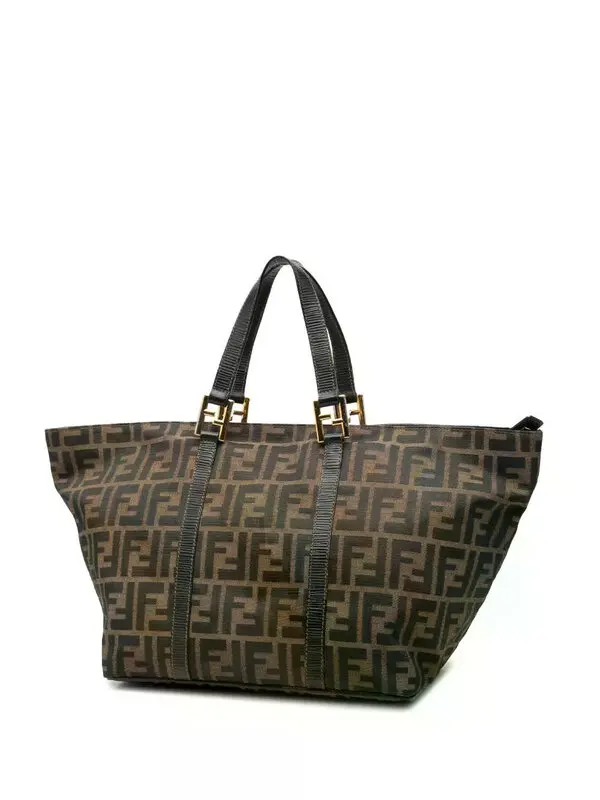 Fendi 20th Century Zucca Canvas Tote Bag