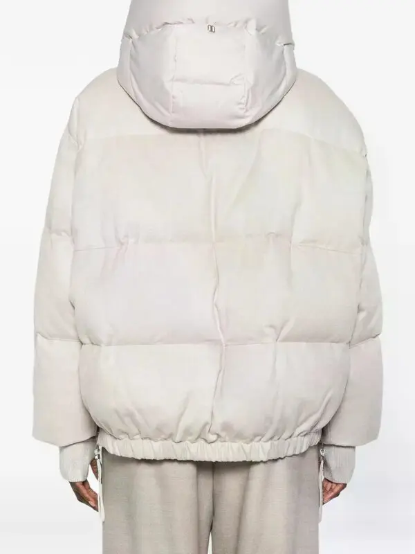DUNO Quilted Hooded Puffer Jacket