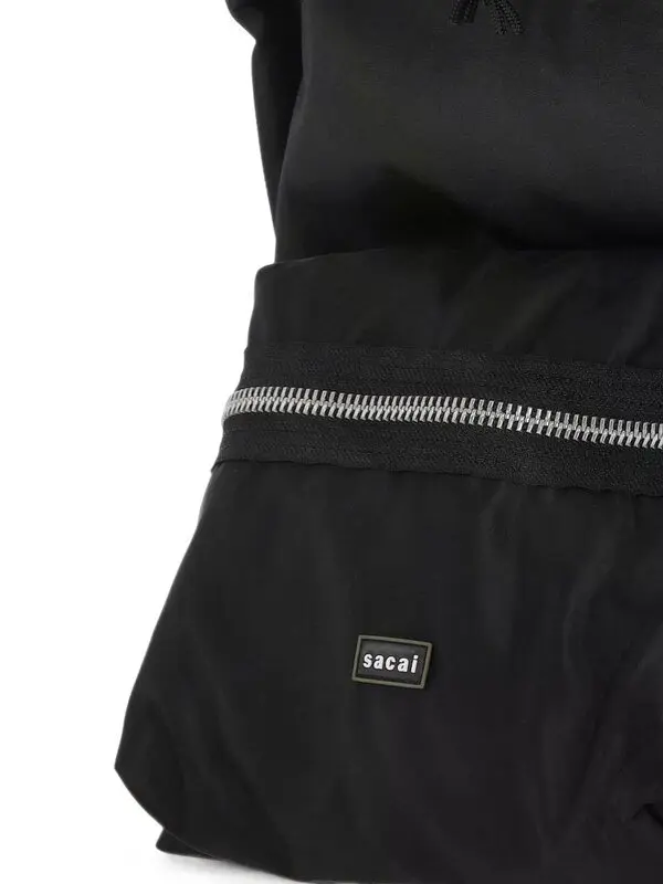 Sacai Logo-patch Zip-fastening Backpack