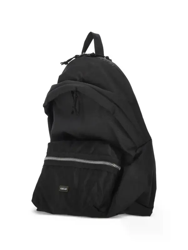 Sacai Logo-patch Zip-fastening Backpack