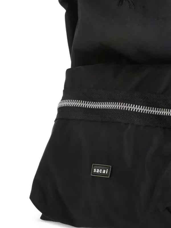 Sacai Logo-patch Zip-fastening Backpack
