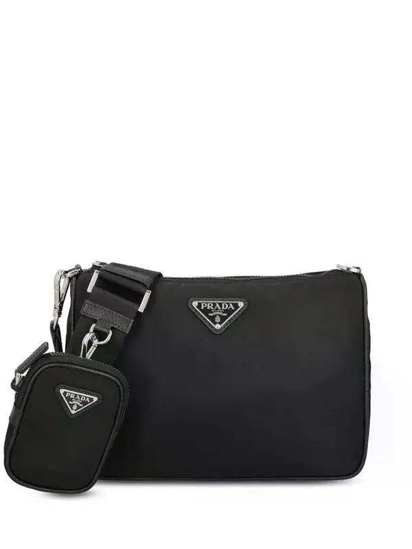 Prada Re-nylon And Saffiano-leather Shoulder Bag