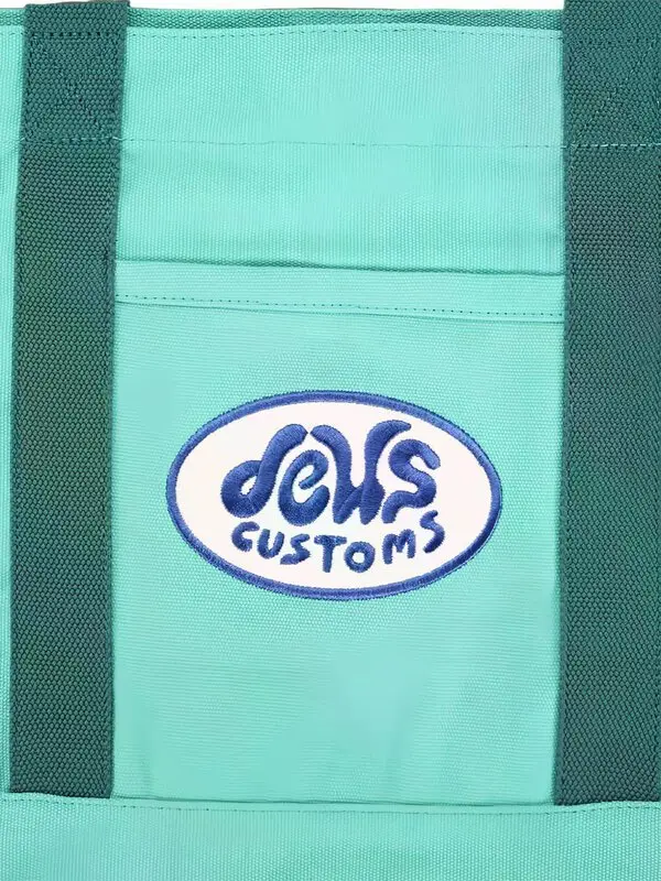 Deus Ex Machina Mazey Logo-patch Tote Bag - Green