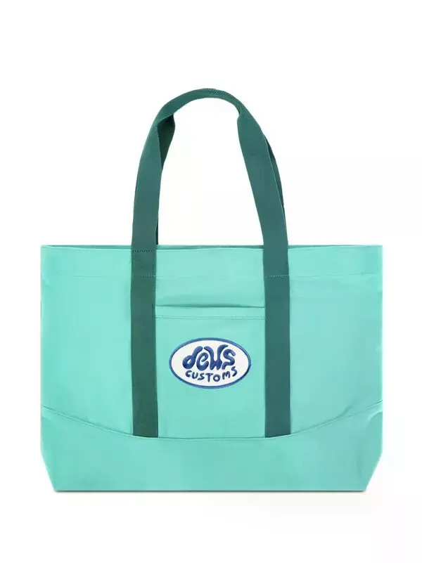 Deus Ex Machina Mazey Logo-patch Tote Bag - Green