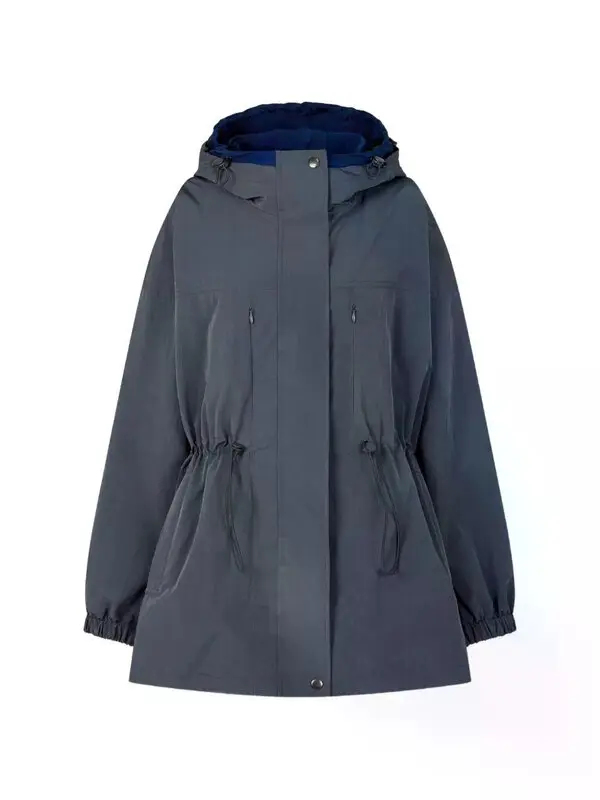 STUDIO TOMBOY Drawstring Hooded Jacket - Grey