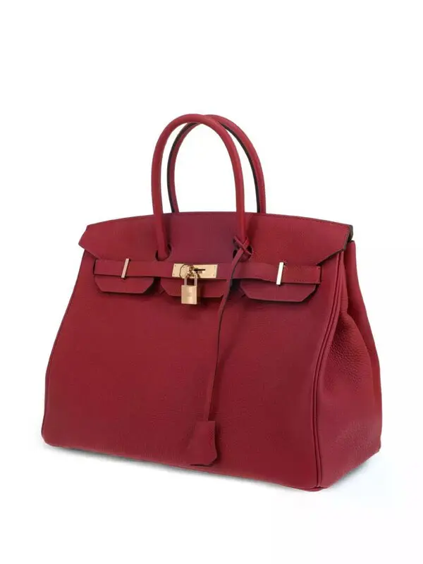 Hermès 2019 35 Birkin Tote Bag - Red