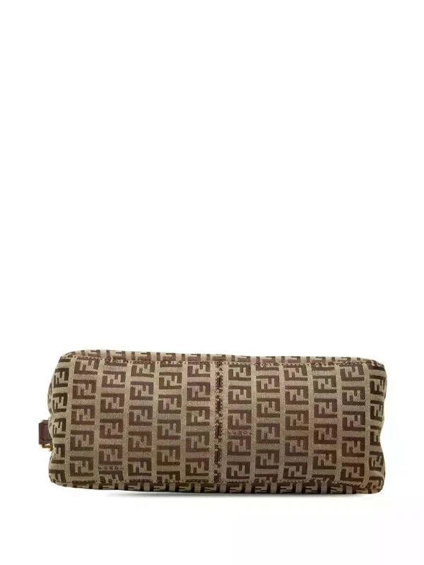 Fendi 2000-2010 Zucchino Canvas Pochette Shoulder Bag