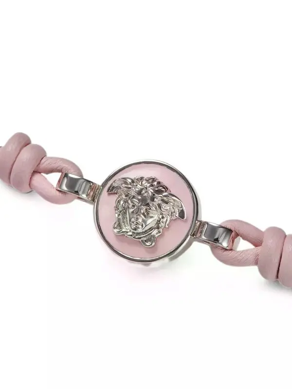 Versace Medusa Leather Bracelet
