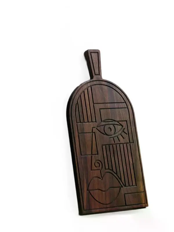 WOODSEA Mask Wood Serving Board