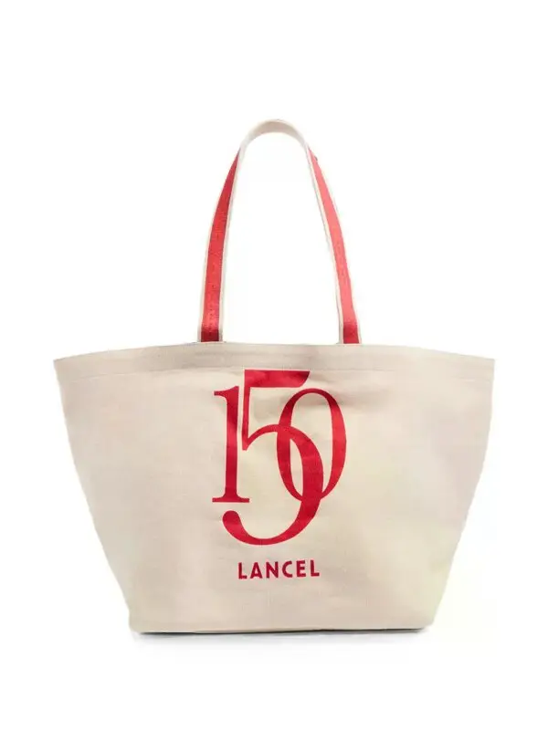 LANCEL Printed Cotton Tote Bag