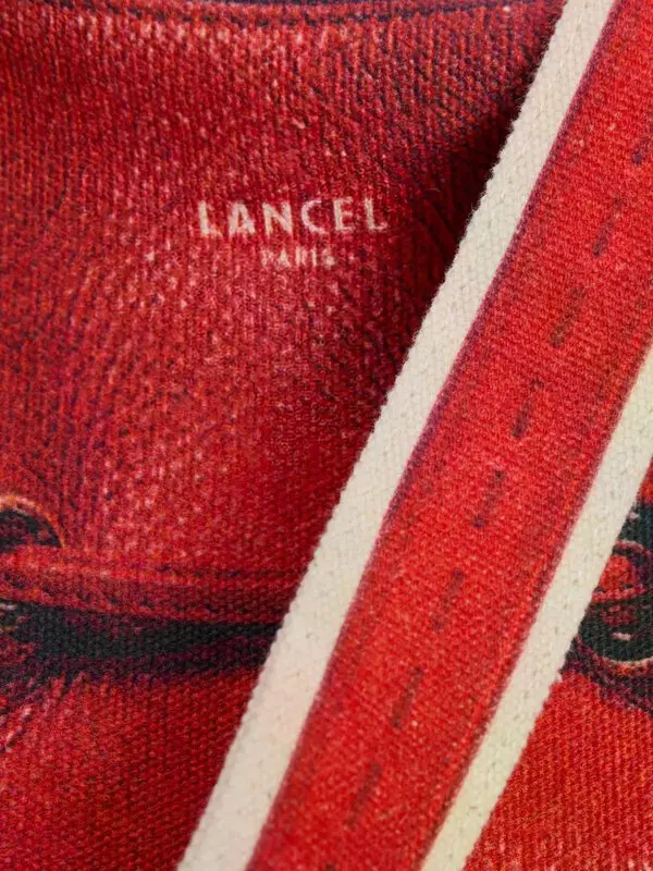LANCEL Printed Cotton Tote Bag