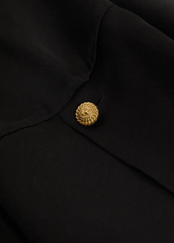 Balmain Scarf-effect Silk Blouse