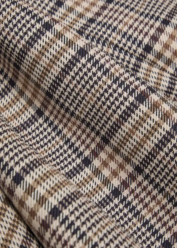 ANINE BING Quinn Checked Oversized Blazer