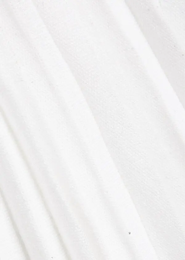 Balmain Pleated Close-knit Midi Skirt