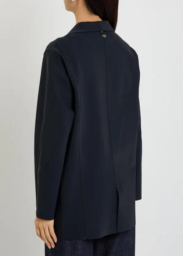 High Chatalaine Oversized Jersey Blazer