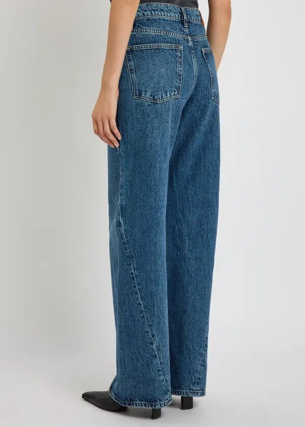 ANINE BING Brie Wide-leg Jeans