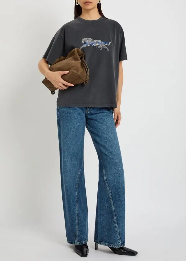 ANINE BING Brie Wide-leg Jeans
