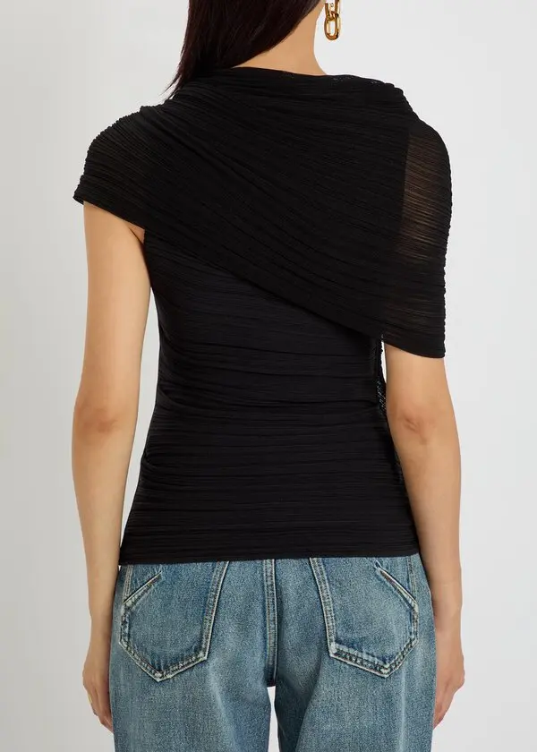 Balmain Layered Textured Close-knit Top