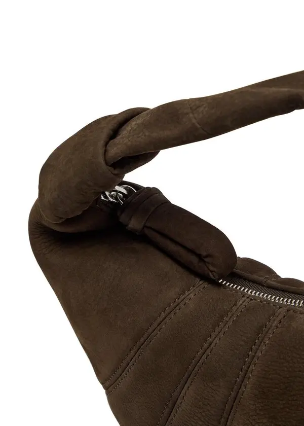 LEMAIRE Fortune Croissant Mini Nubuck Top Handle Bag