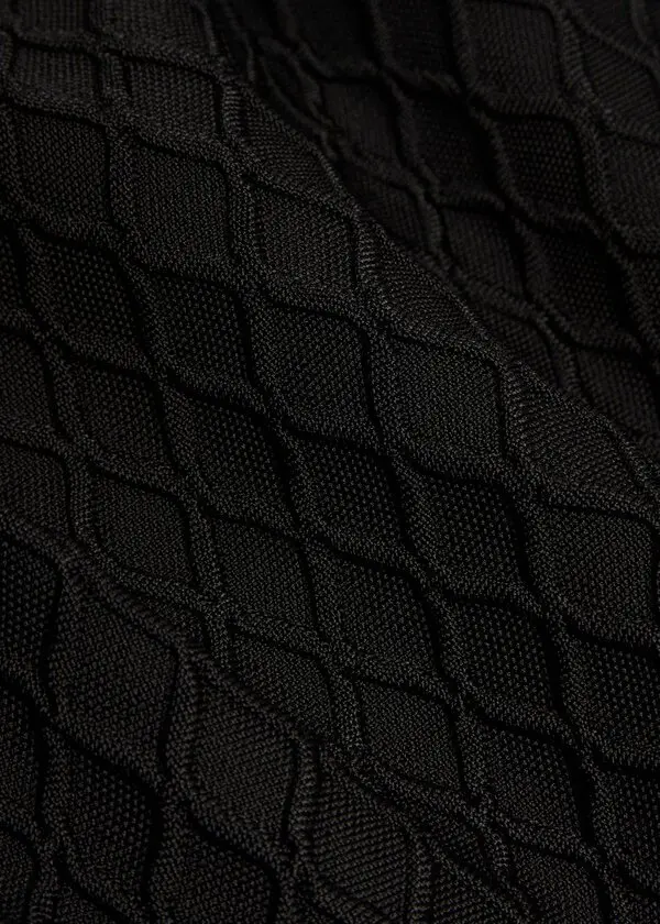Balmain Textured Close-knit Mini Dress