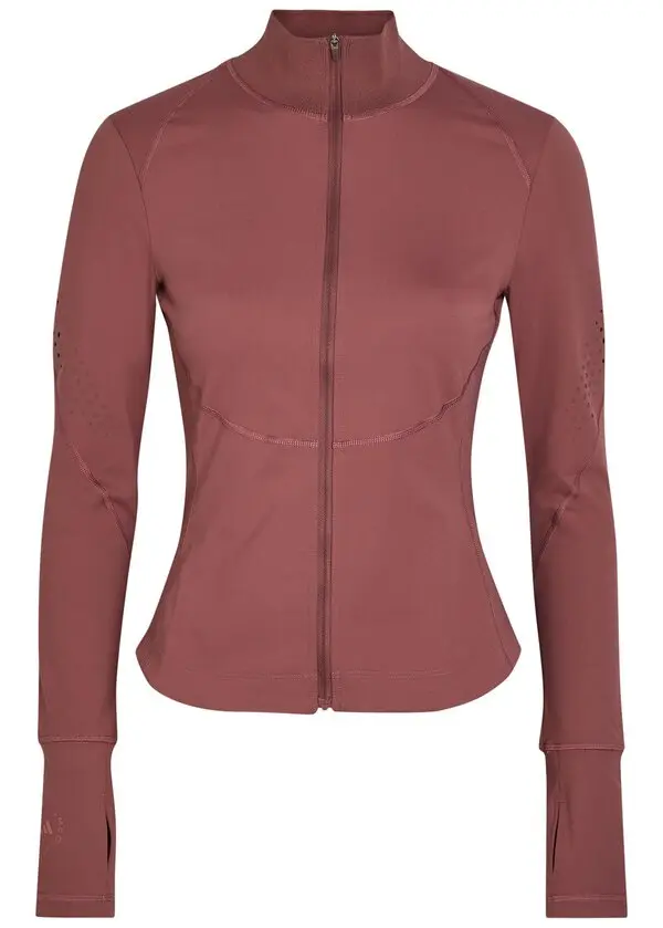 Stella McCartney Adidas X Training Perforated Midlayer Jacket - Plum