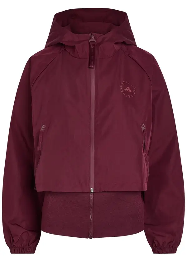 Stella McCartney Adidas X Layered Hooded Shell Track Jacket
