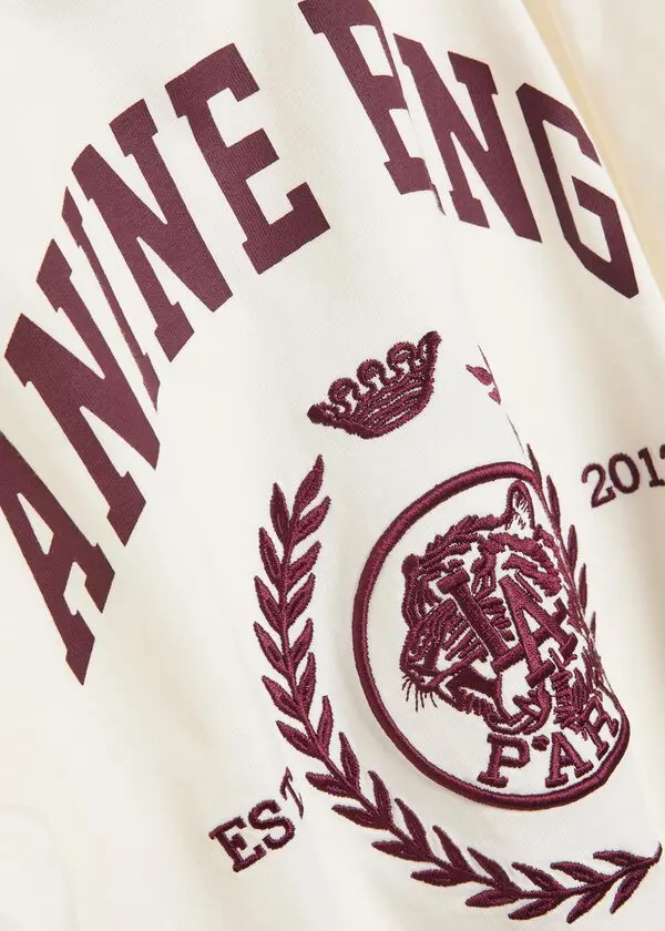ANINE BING Jaylin Logo Cotton T-shirt