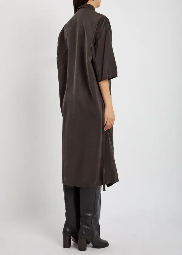 LEMAIRE Silk-blend Midi Dress