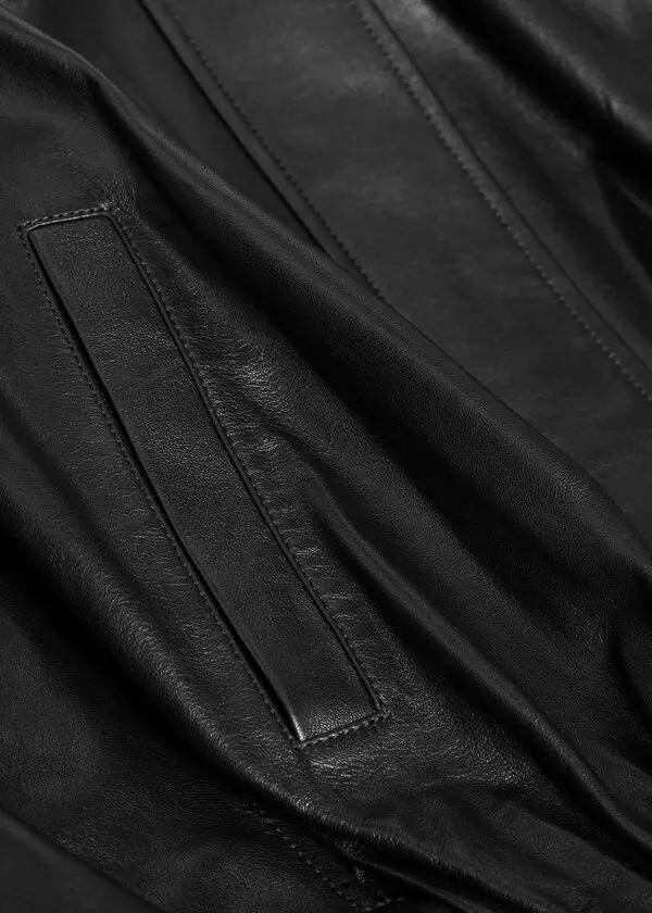 Simkhai Jada Leather Cape Jacket