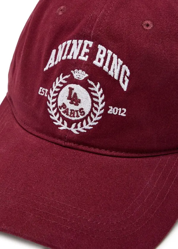 ANINE BING Jeremy Logo-embroidered Twill Cap