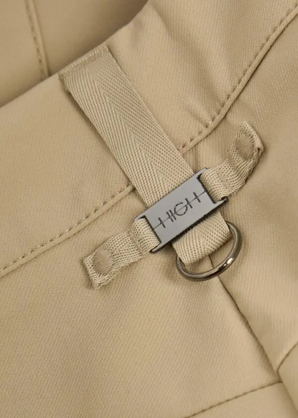 High Greece Barrel-leg Jersey Trousers
