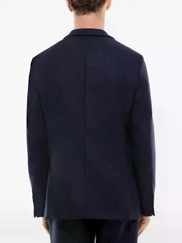FURSAC Herringbone-pattern Wool Blazer