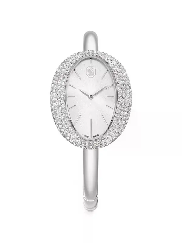 SWAROVSKI Imber Crystalline 35mm Bangle Watch - Silver