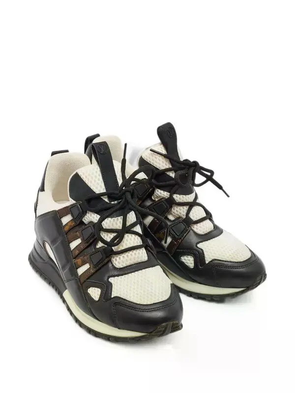 LOUIS VUITTON Run Away Monogram Canvas Sneakers