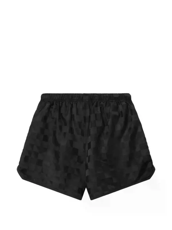 Fear Of God Checkered Gym Short - Black