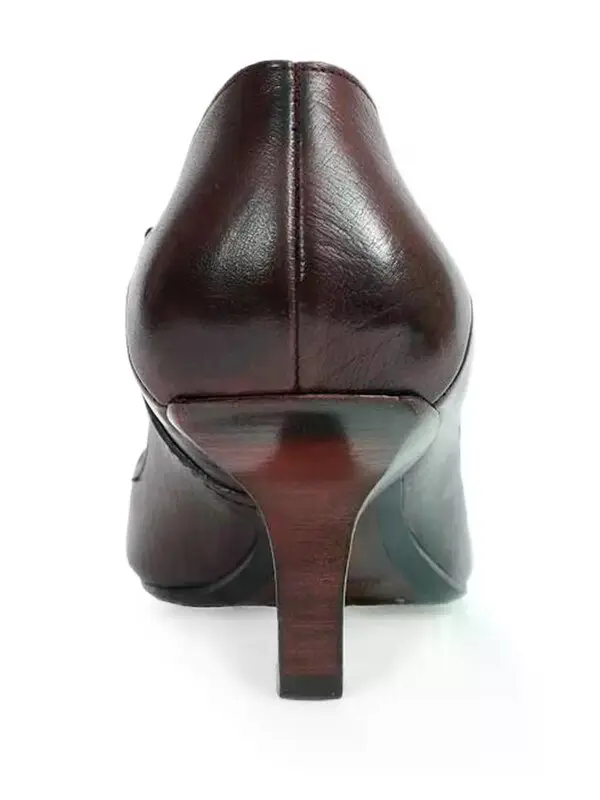 CAPASA MILANO Leather Pointed-toe Pumps