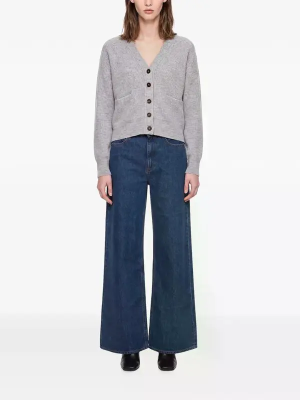 Brunello Cucinelli Ribbed-knit V-neck Cardigan