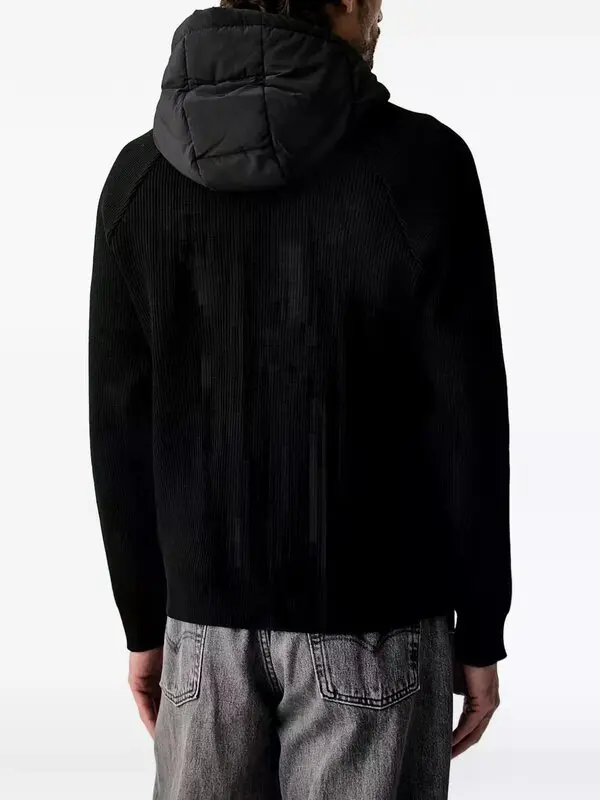 AERONAUTICA MILITARE Quilted Knit-sleeve Jacket
