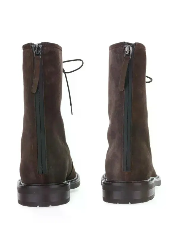 Legres Suede Lace-up Ankle Boots