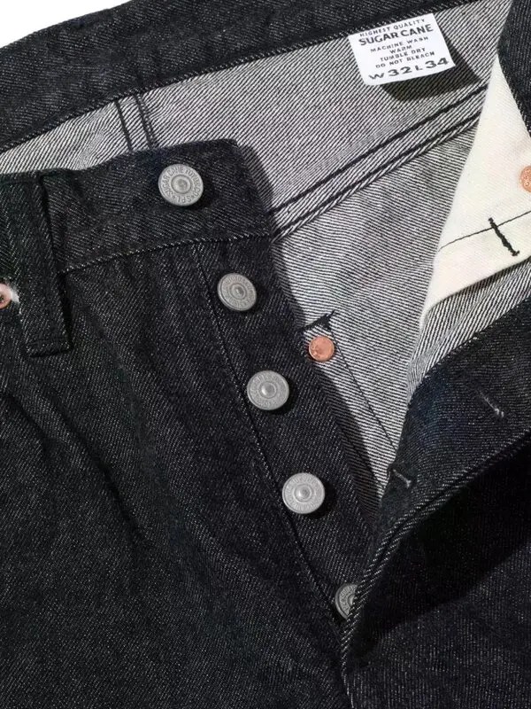 SUGAR CANE JEANS Selvedge-denim Straight-leg Jeans