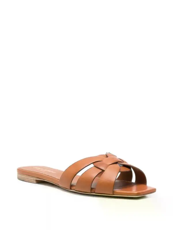 Saint Laurent Tribute Leather Sandals