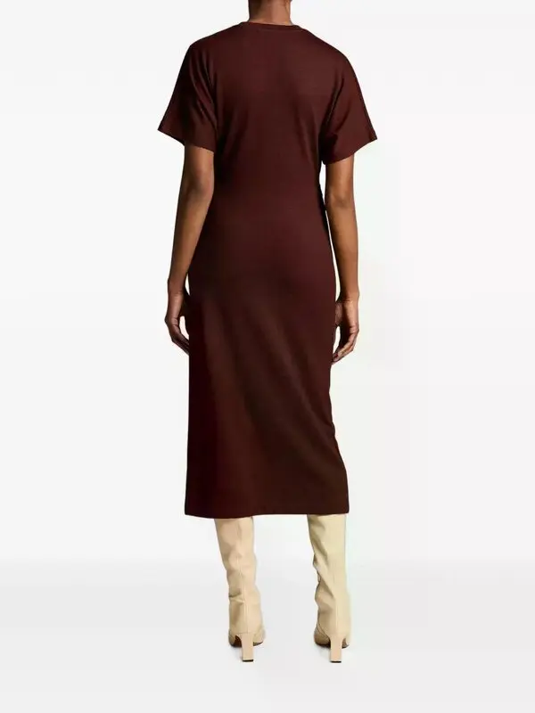 Vince Ruched Midi Dress